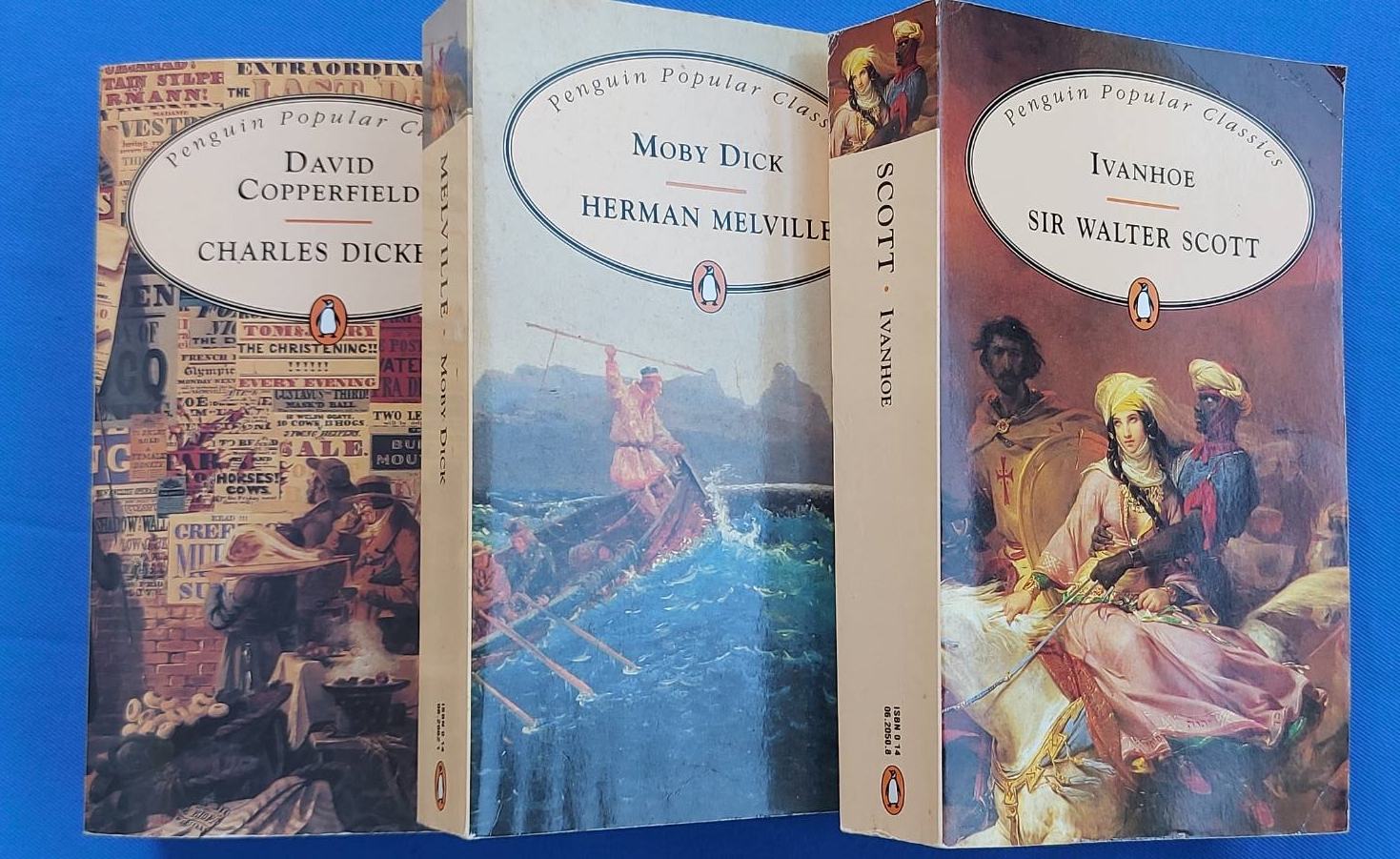 PENGUIN CLASSICS - 3 knjige - Ivanhoe, Moby Dick, David Copperfield
