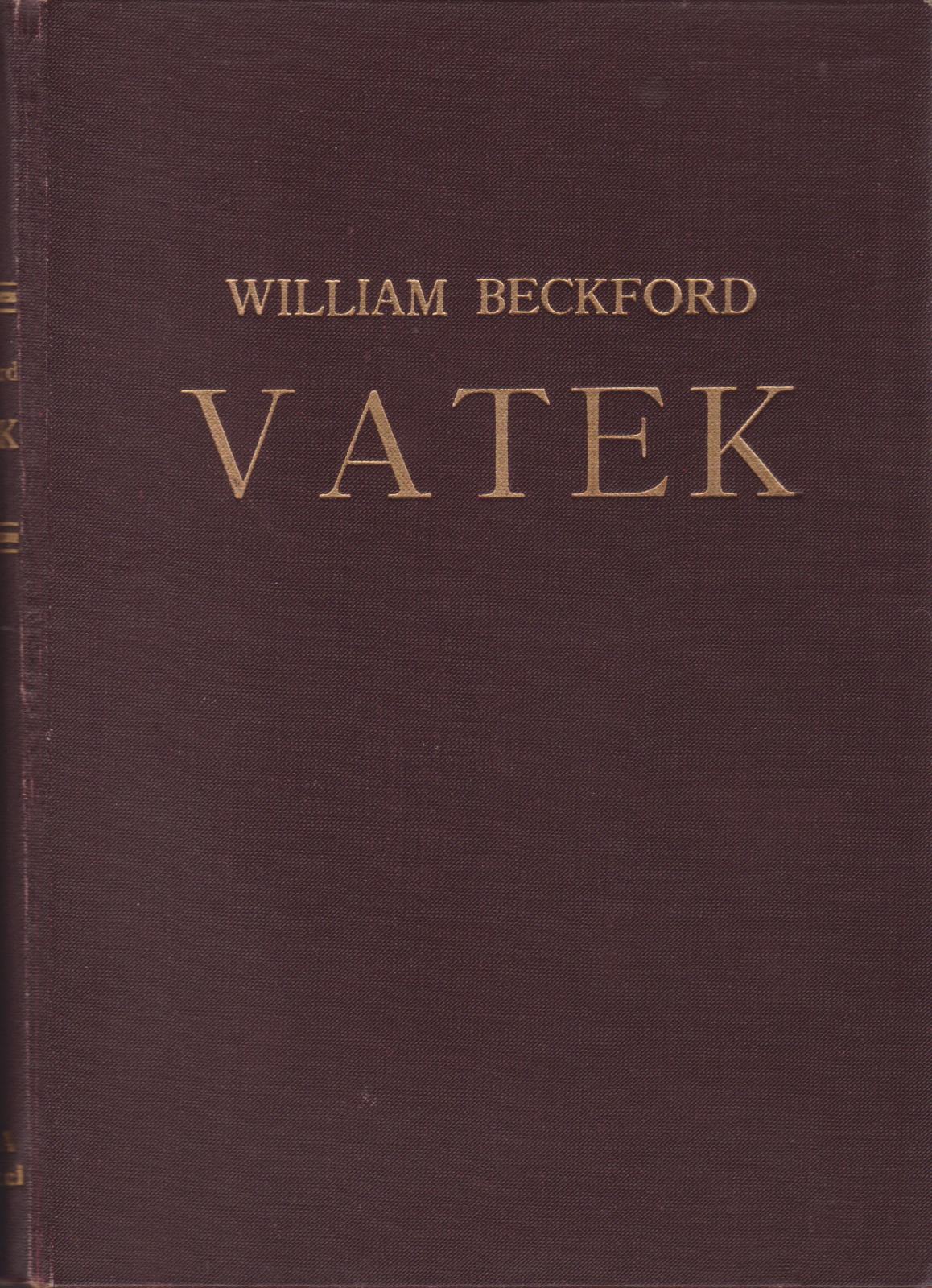 William Beckford: Vatek, Binoza, Zagreb 1939.