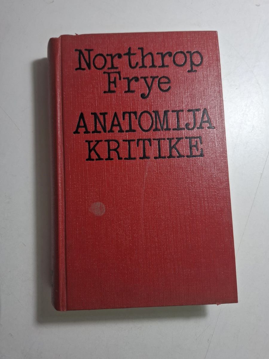 Frye, Northrop - Anatomija kritike : četiri eseja