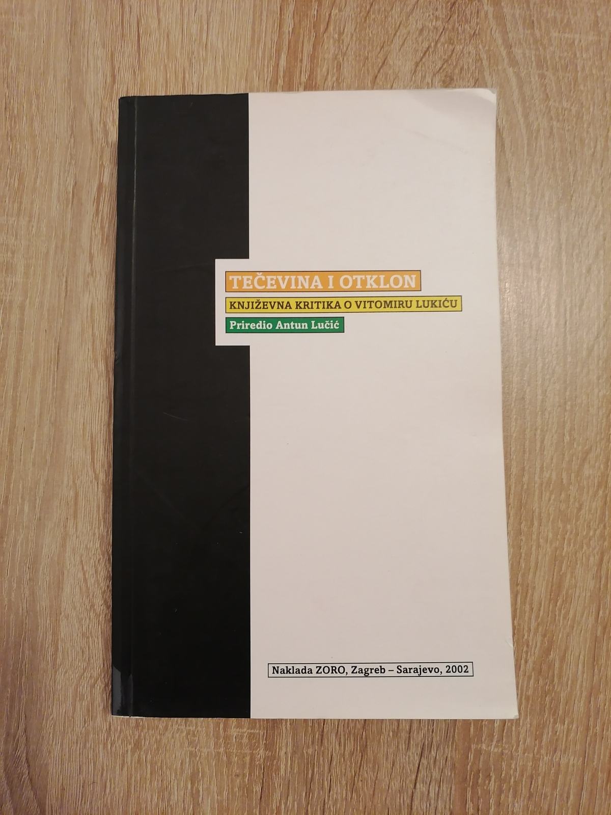 Tečevina i otklon. Književna kritika o Vitomiru Lukiću