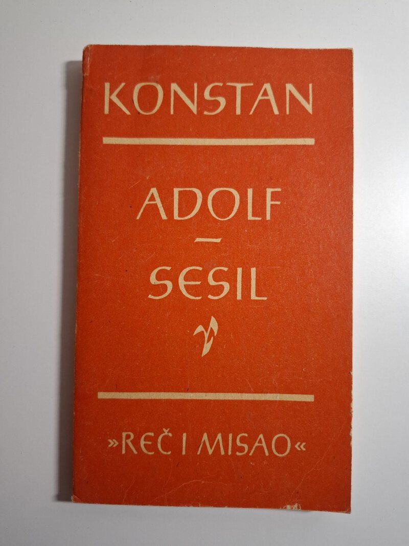 Adolf / Sesil - Benjamin Constant (Konstan) - Biblioteka Reč i misao