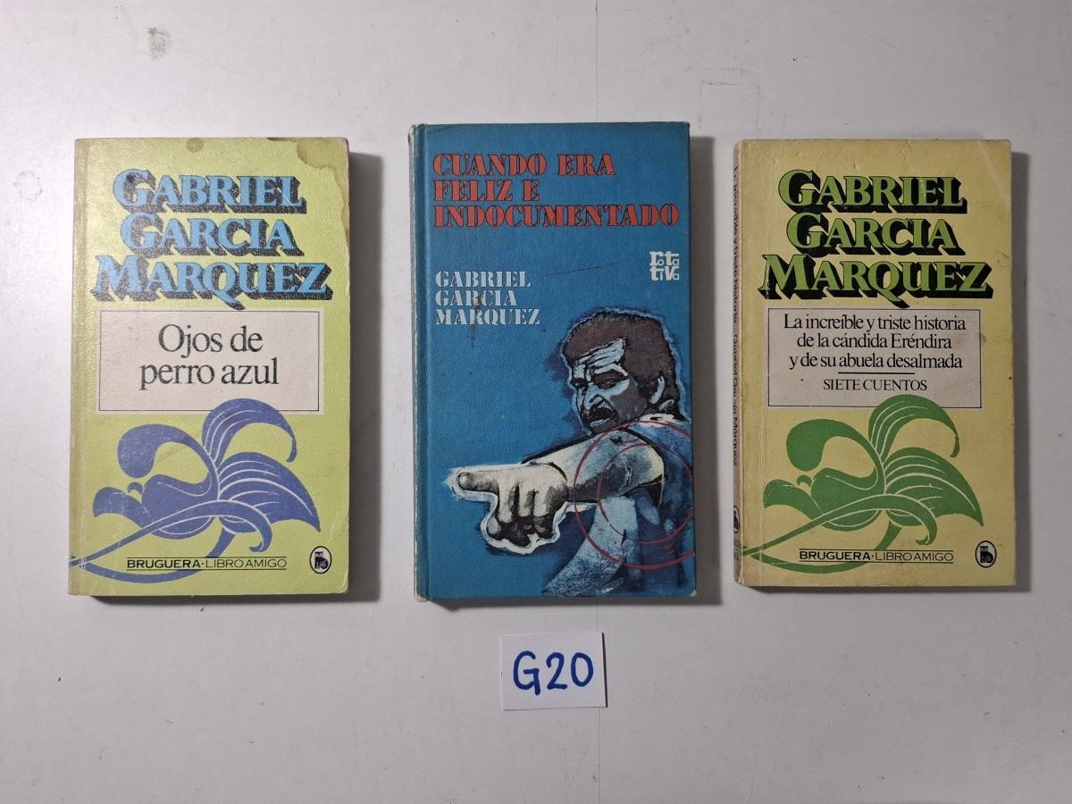 Gabriel Garcia Marquez. Tri knjige na španjolskom jeziku.