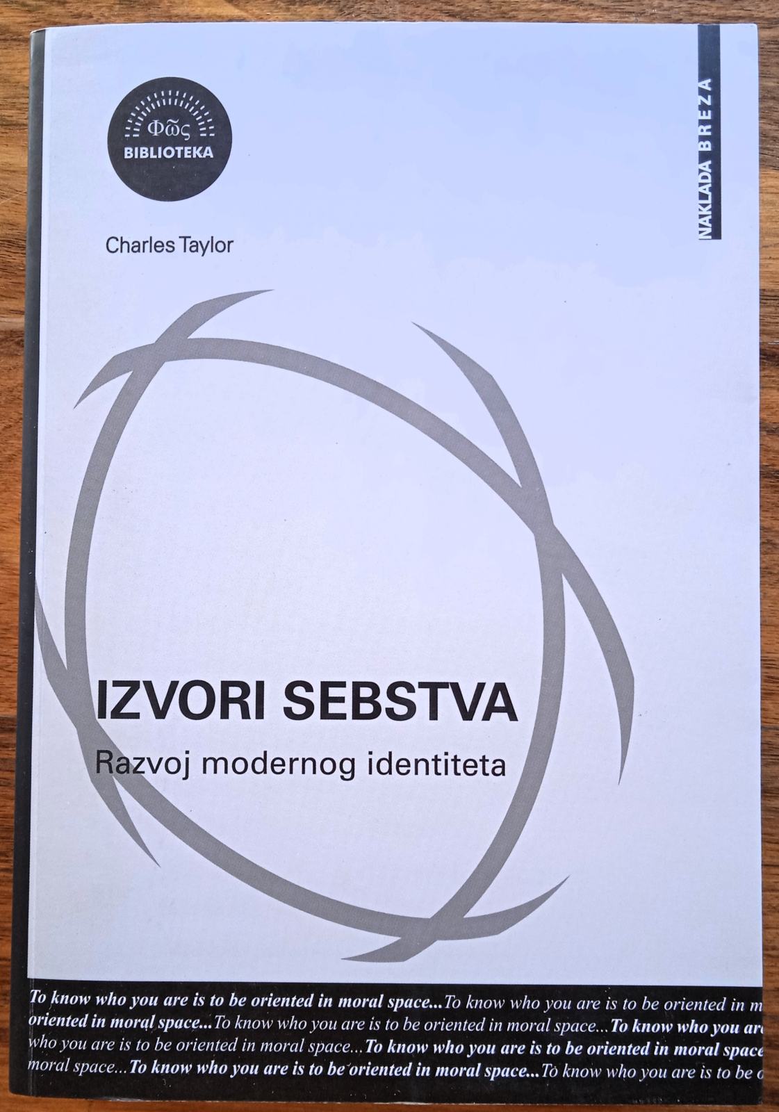 IZVORI SEBSTVA Razvoj modernog identiteta Charles Taylor 0981824520