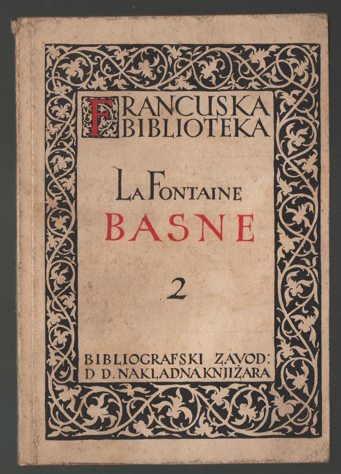 La Fontaine - Basne ( Francuska biblioteka )