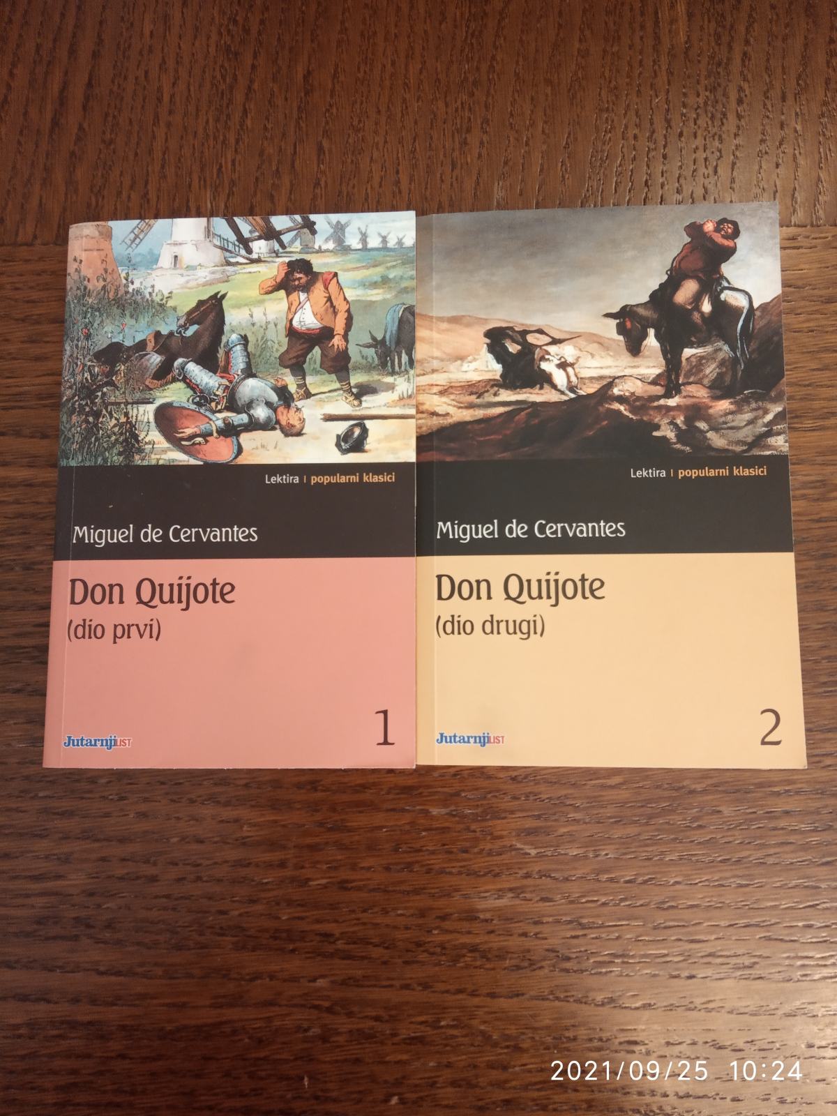 MIGUEL DE CERVANTES; Don Quijote (1 i 2 dio)