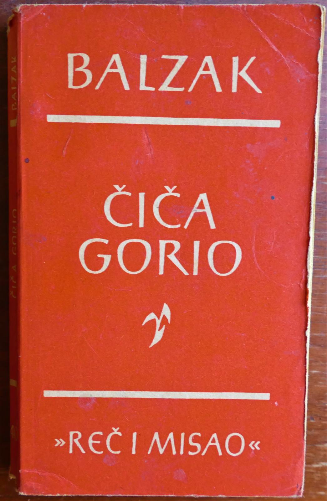 REČ I MISAO Balzak: Čiča Gorio