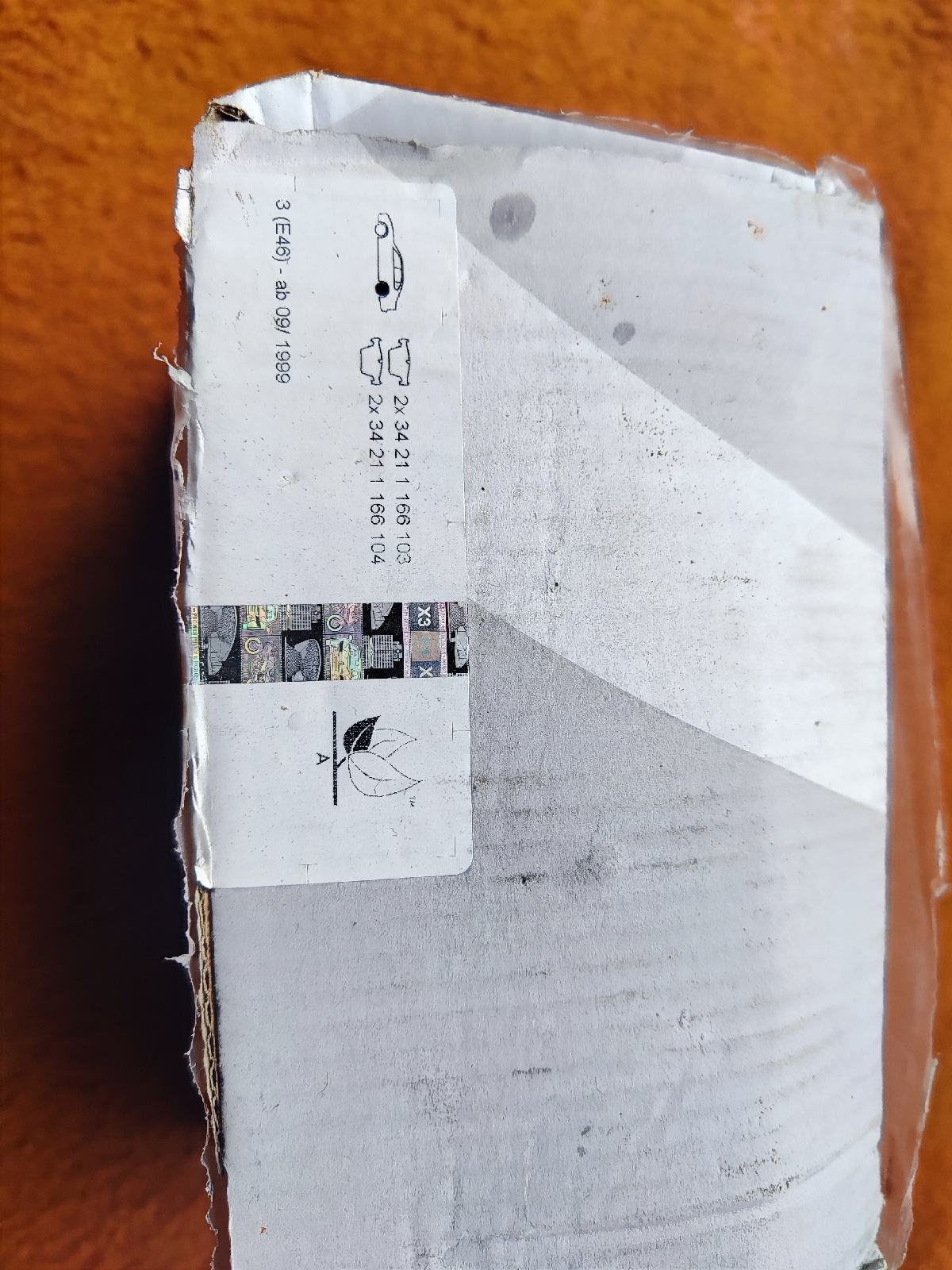 BMW serie 3 E46 straznje disk plocice, novo, orig., kat.6761240, 30€