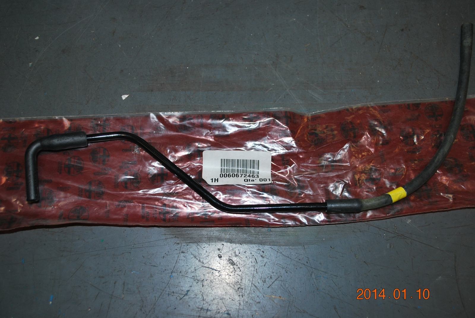 Cijev vakuma turbine 1.9 JTD Alfa Romeo NOVO!!! 60672463