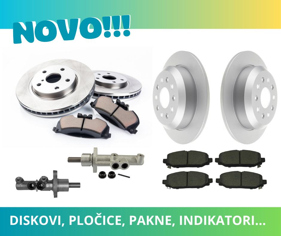 DISKOVI, PLOČICE, PAKNE, INDIKATORI...ZA FIAT VOZILA - AKCIJA!!!