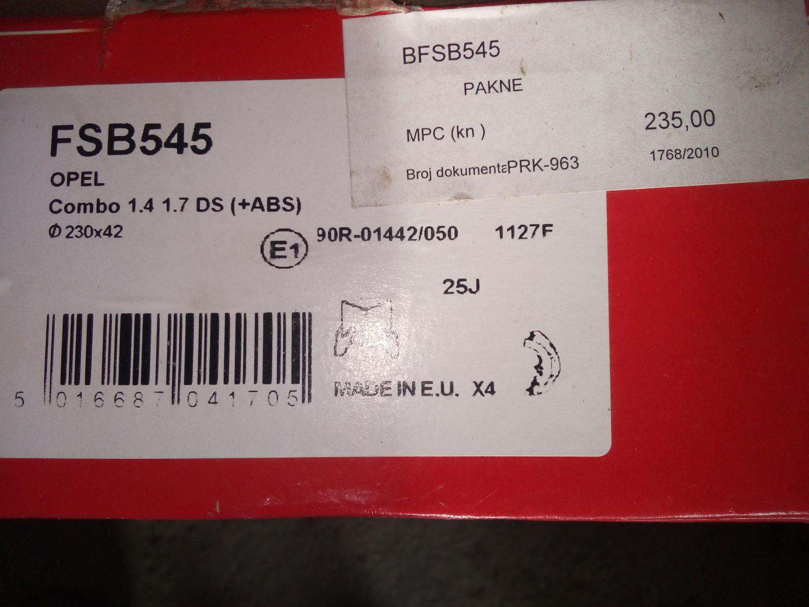 Pakne za Opela - nove