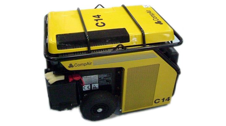 Vijčani kompresor CompAir C14 13,2 kW, 7 bar-a