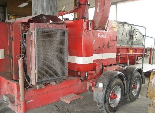 Iverač Biber s motorom, sitnilica drva, drobilica za drvo