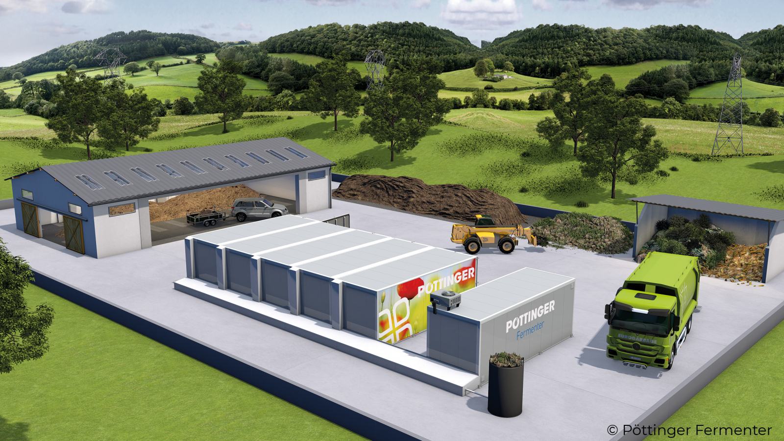 POTTINGER FERMENTER modularno postrojenje za bioplin i kompost