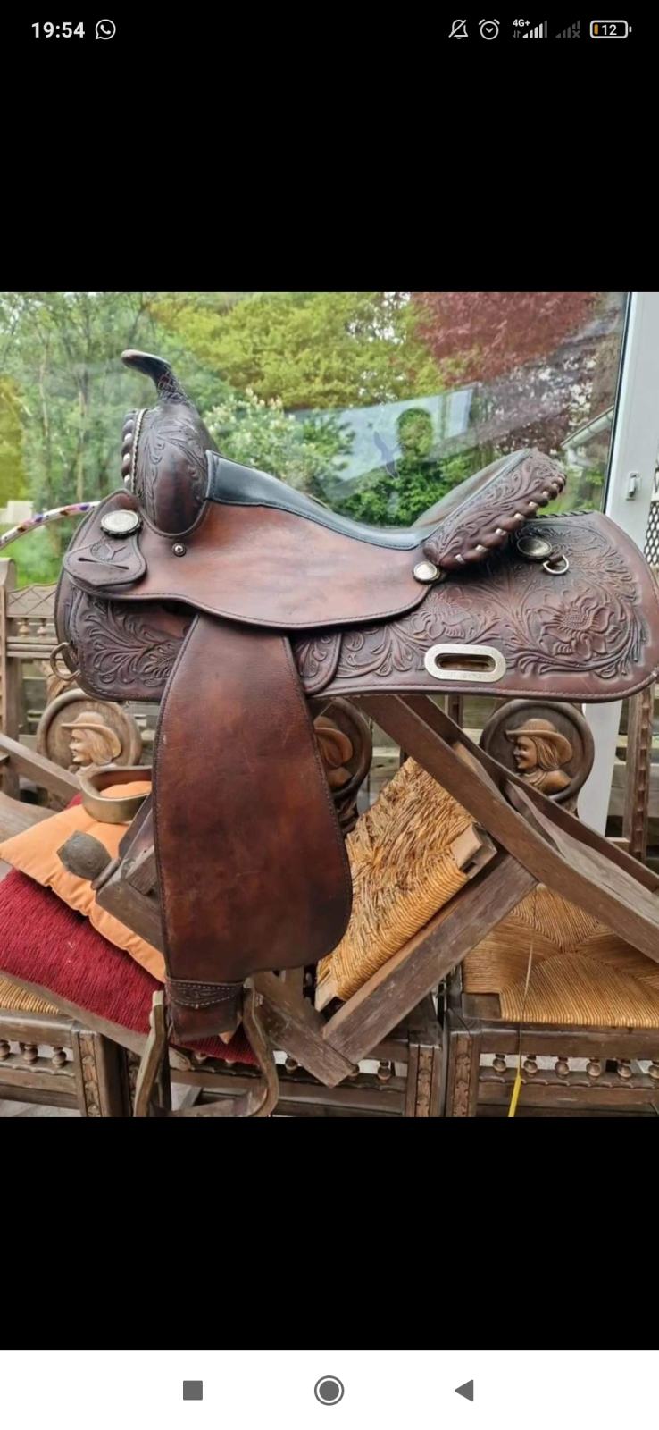 Western sedlo Circle Y