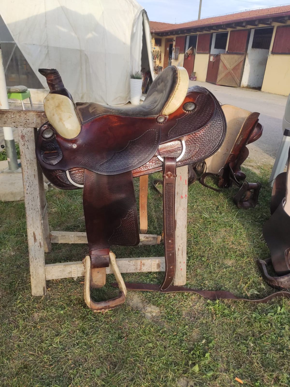 Western sedlo ,Santa Fe saddlery