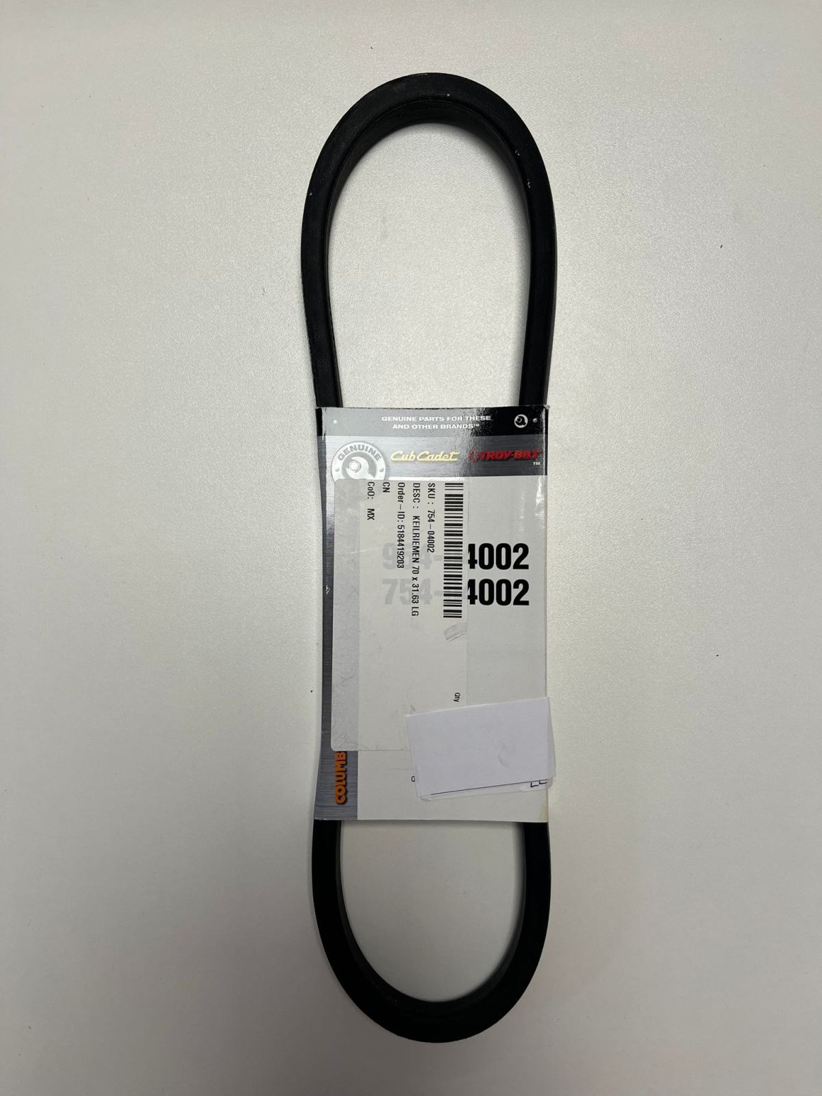 Remen pogona MTD - traktorska kosilica 754-04002 954-04002