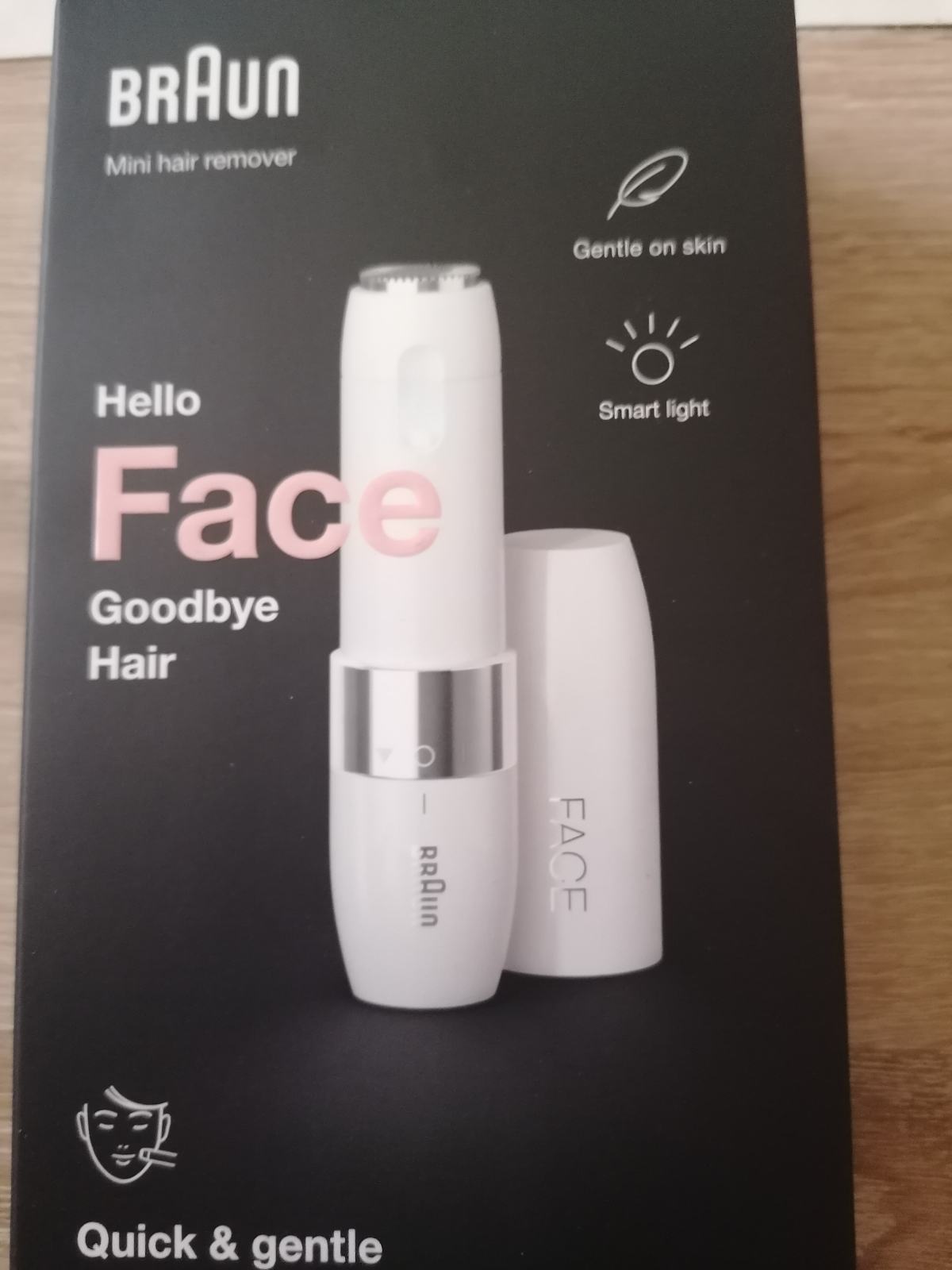 Braun mini depilator