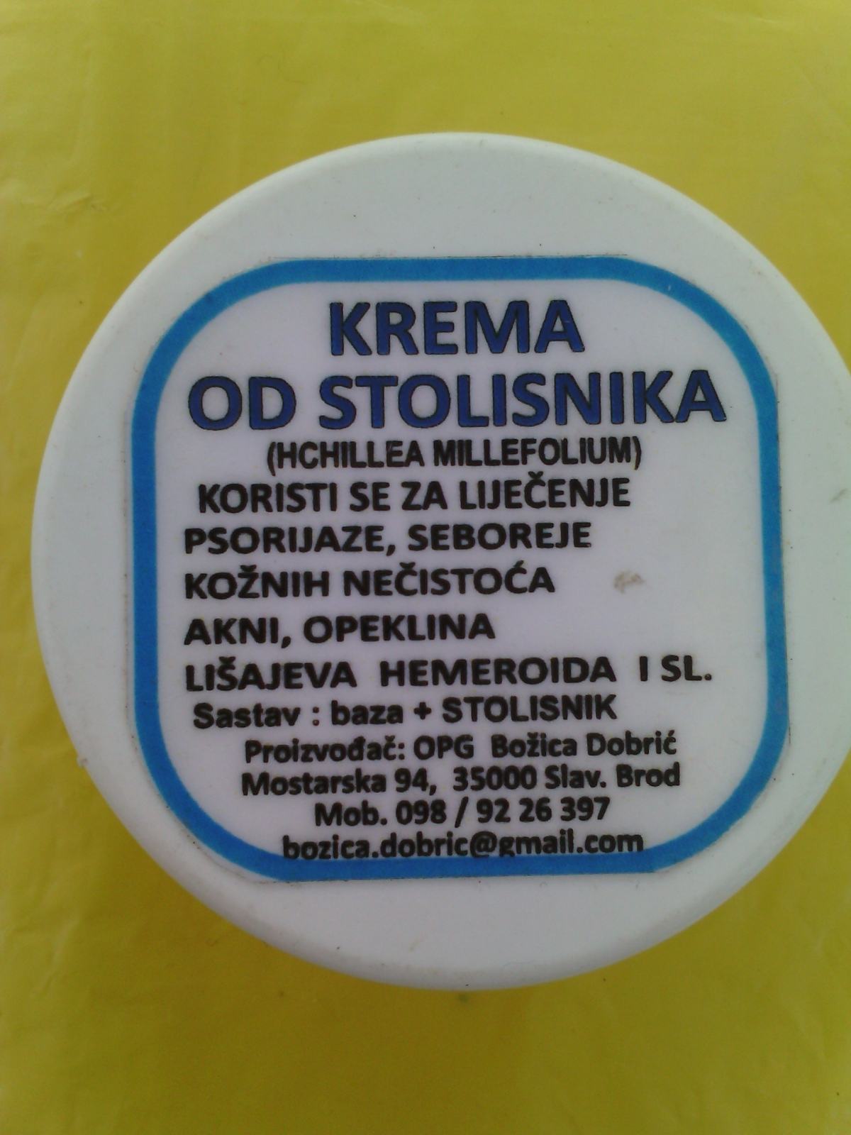 krema od stolisnika