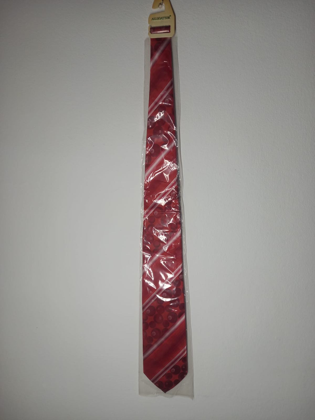 Kravata 20 - crvena - pruge