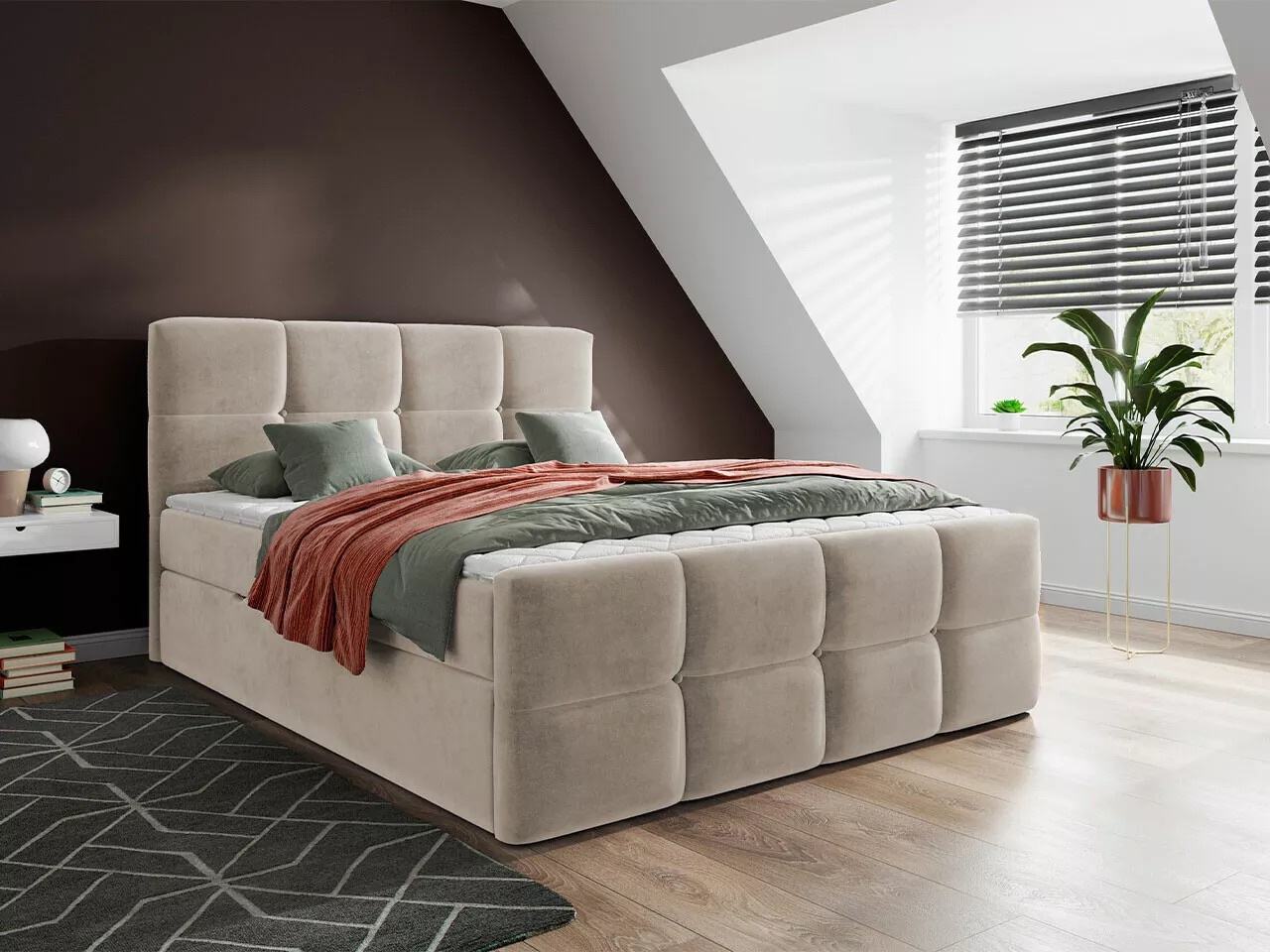 Boxspring krevet 140x200 - POTPUNO NOVO- VELIKO SNIŽENJE 50%