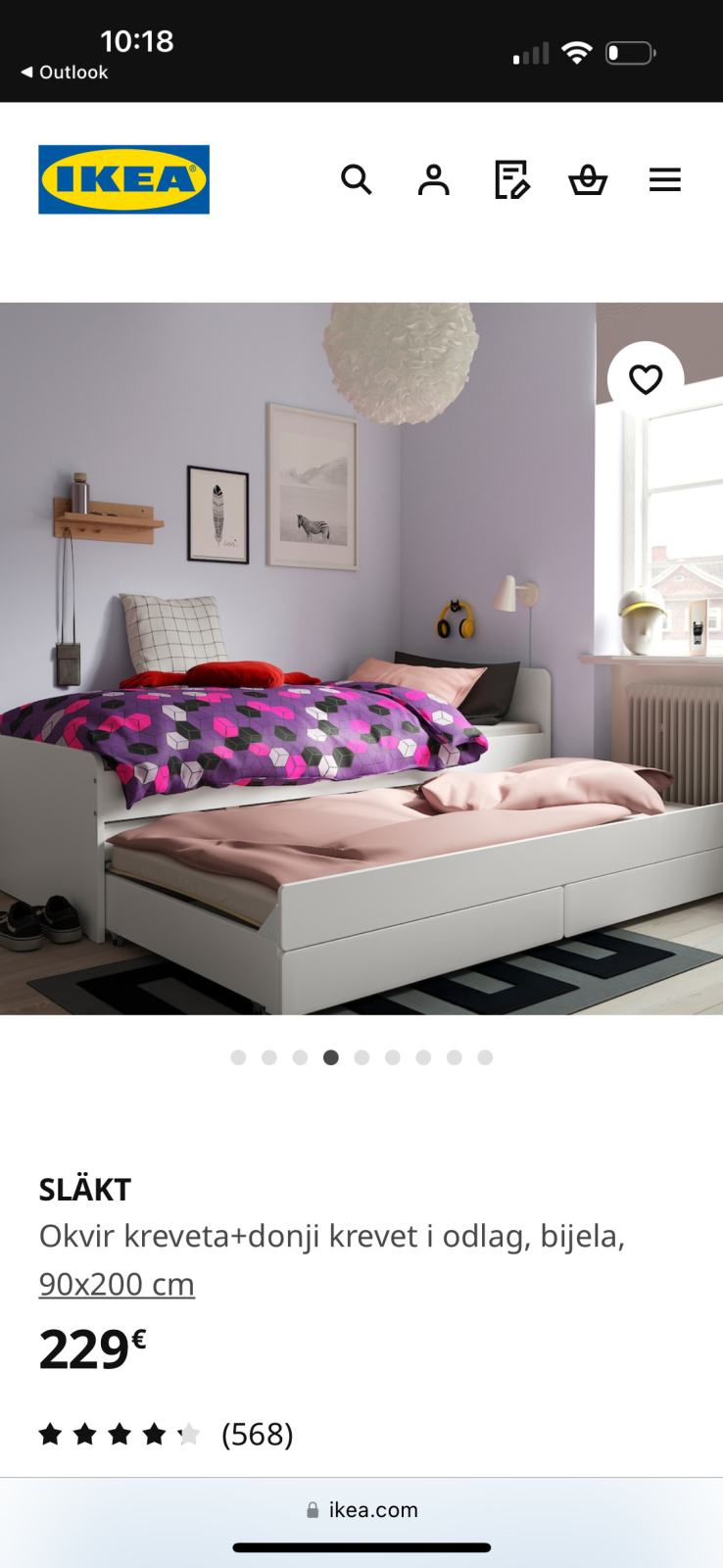 IKEA DJEČIJI KREVET IKEA SLÄKT