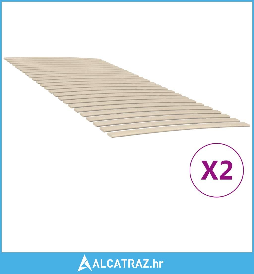 Podnice za krevet s 48 letvica 2 kom 90x200 cm - NOVO