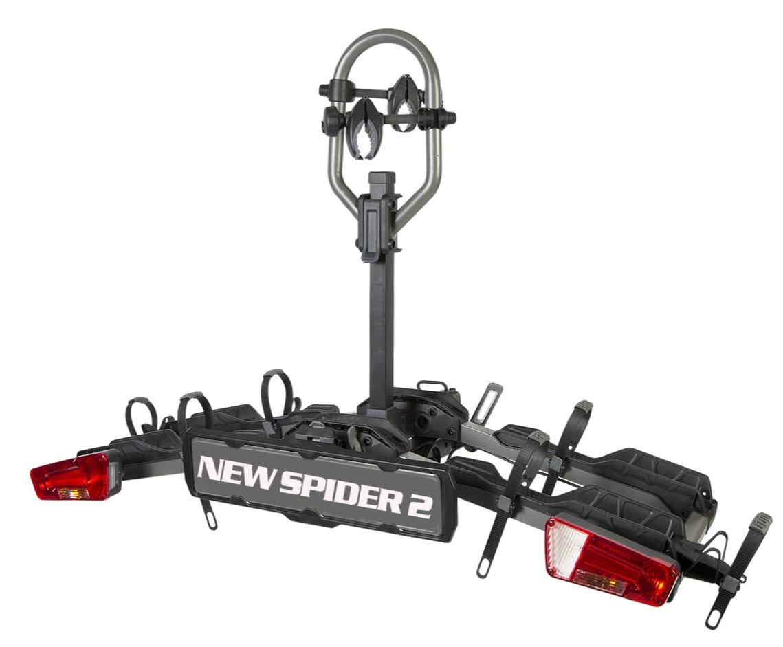 Sklopiv nosač za 2 bicikla za kuku - Inter Pack New Spider 2E