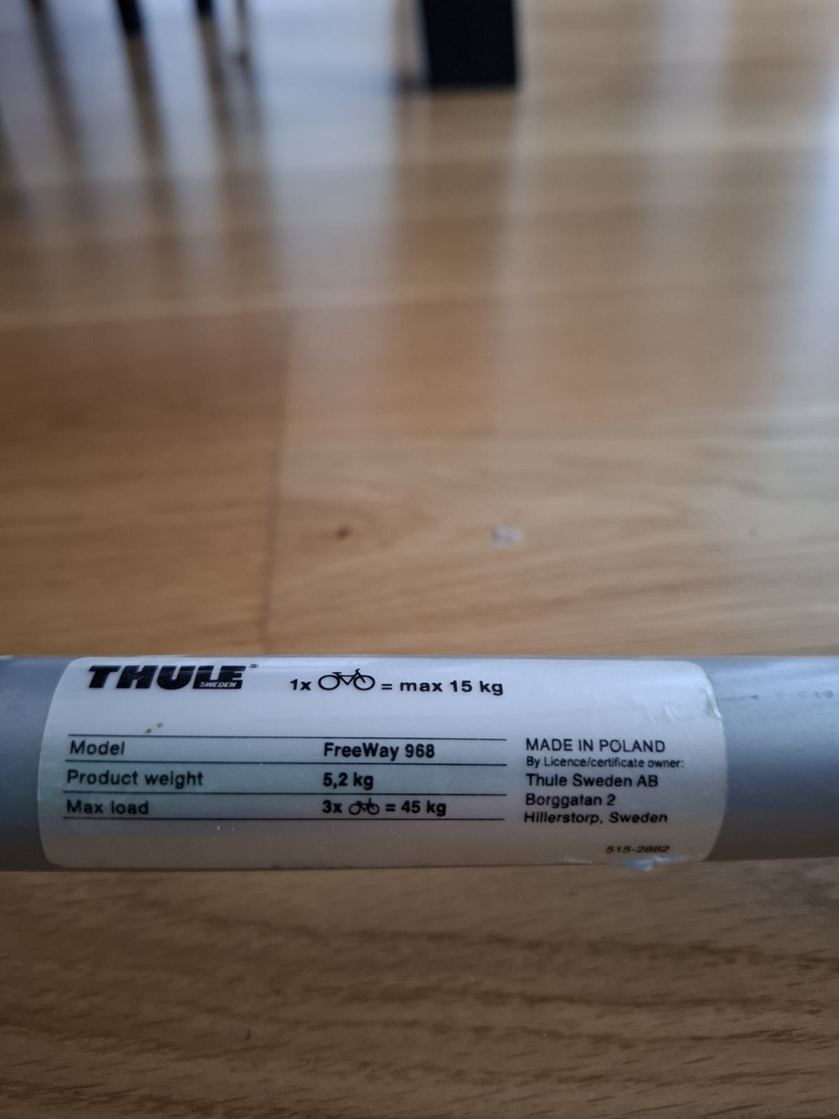 Thule Freeway 968 nosač za stražnja vrata za 3 bicikla