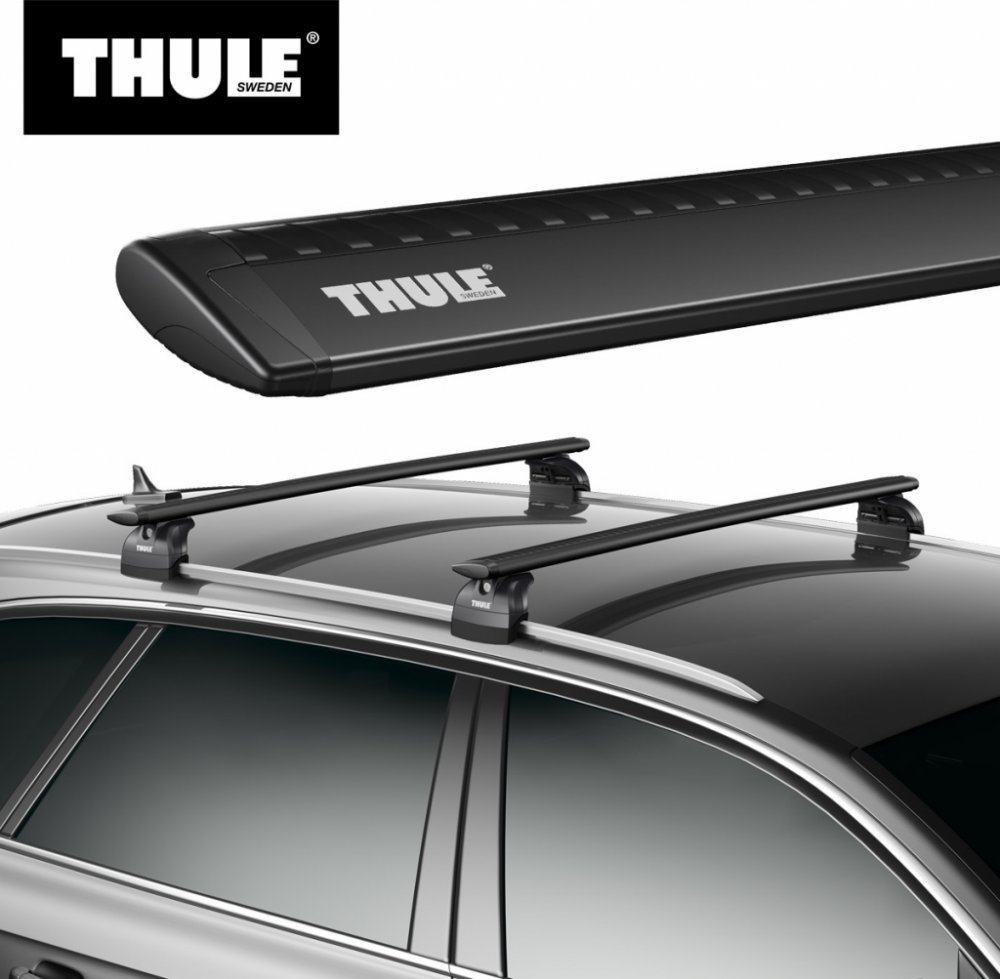 Thule krovni nosač - Rapid System 754 + Kit 1778 + WingBar Black 962B