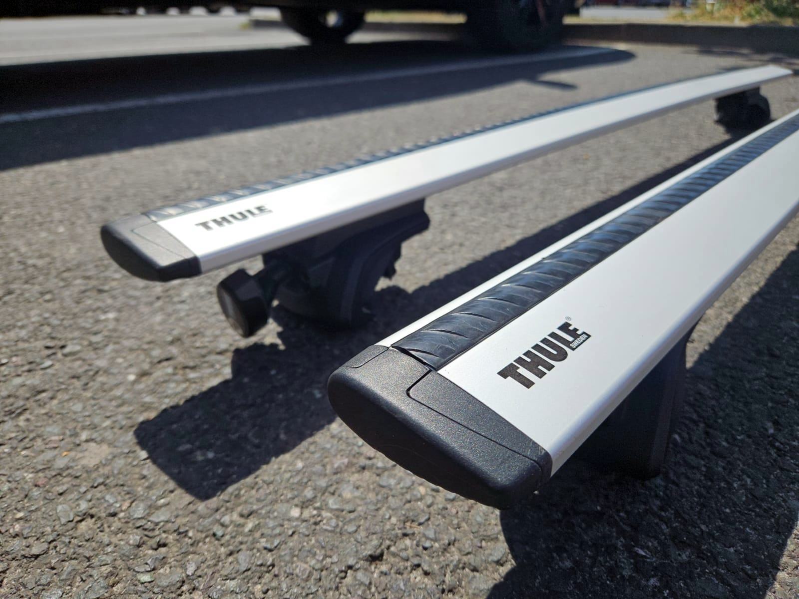 THULE krovni nosači 757 i WING BAR alu šipke 140cm