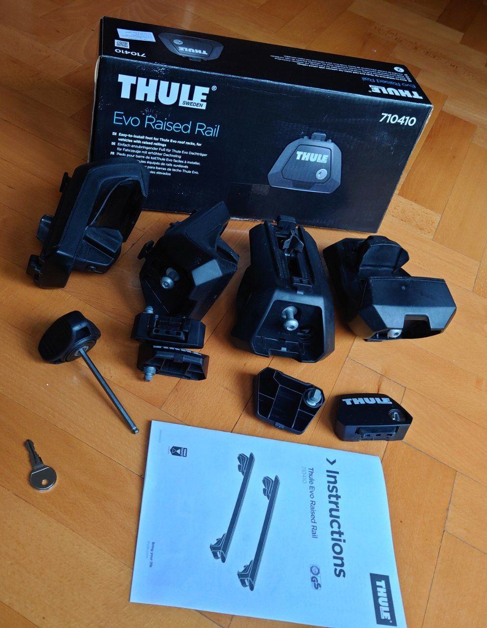 Thule Raised Rail Evo glave za krovne nosače (710410)