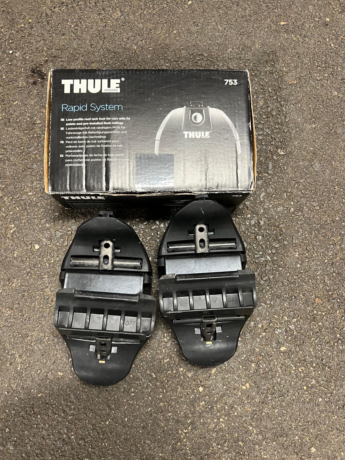 Thule Rapid system 753 glave + kit