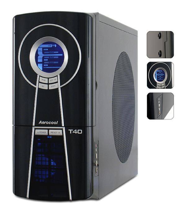 Aerocool T40 kućište sa GateWatch panel