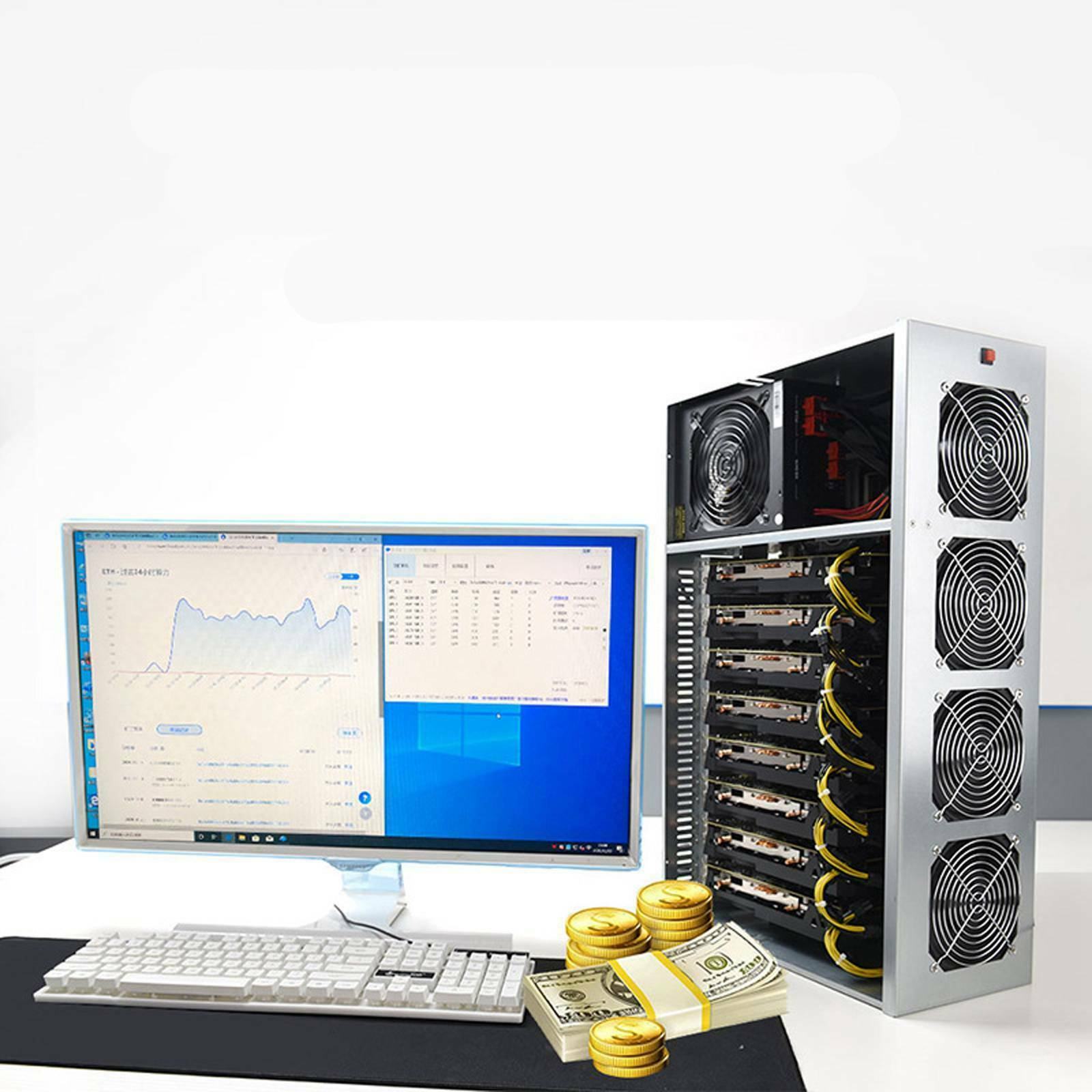 BTC-s37 mining case do 8gpu