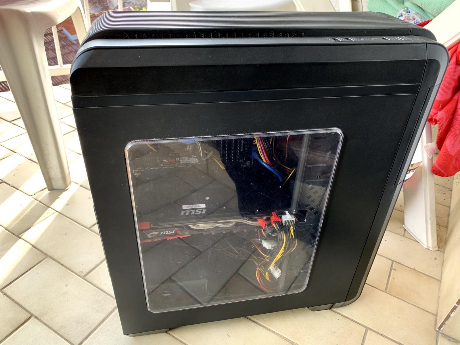 Kućište MS Monster Red LED FAN midi gaming - BEZ KOMPONENTI - ZG