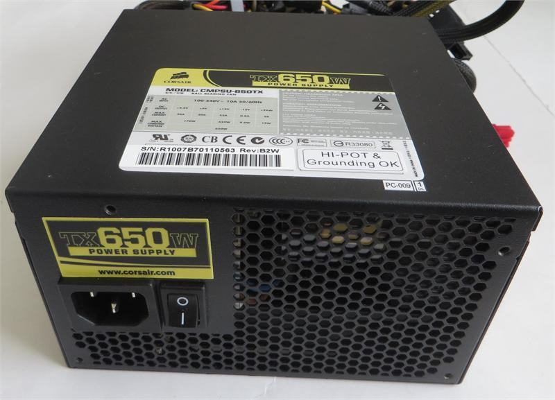 Napajanje Corsair TX650W 650W 80 Plus Bronze PFC ATX