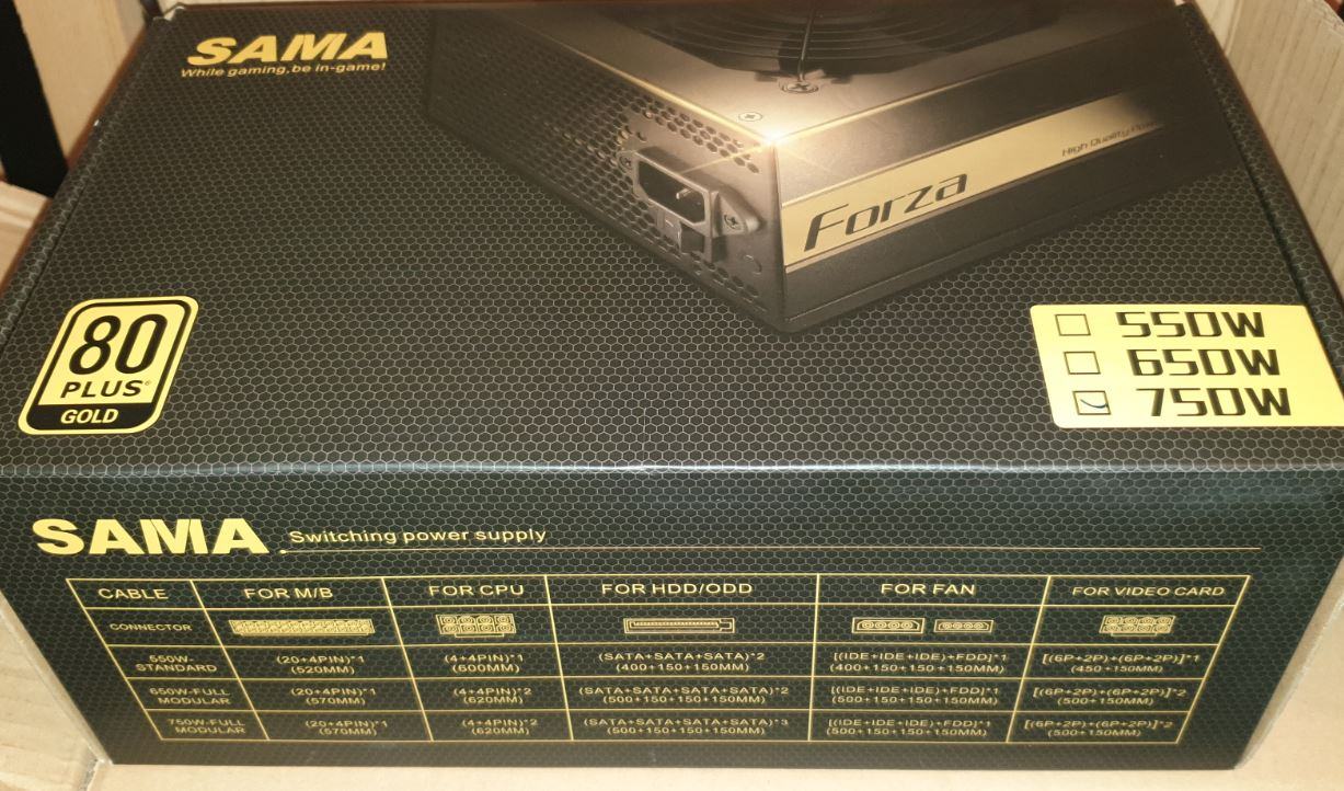 SAMA Forza 750W Gold