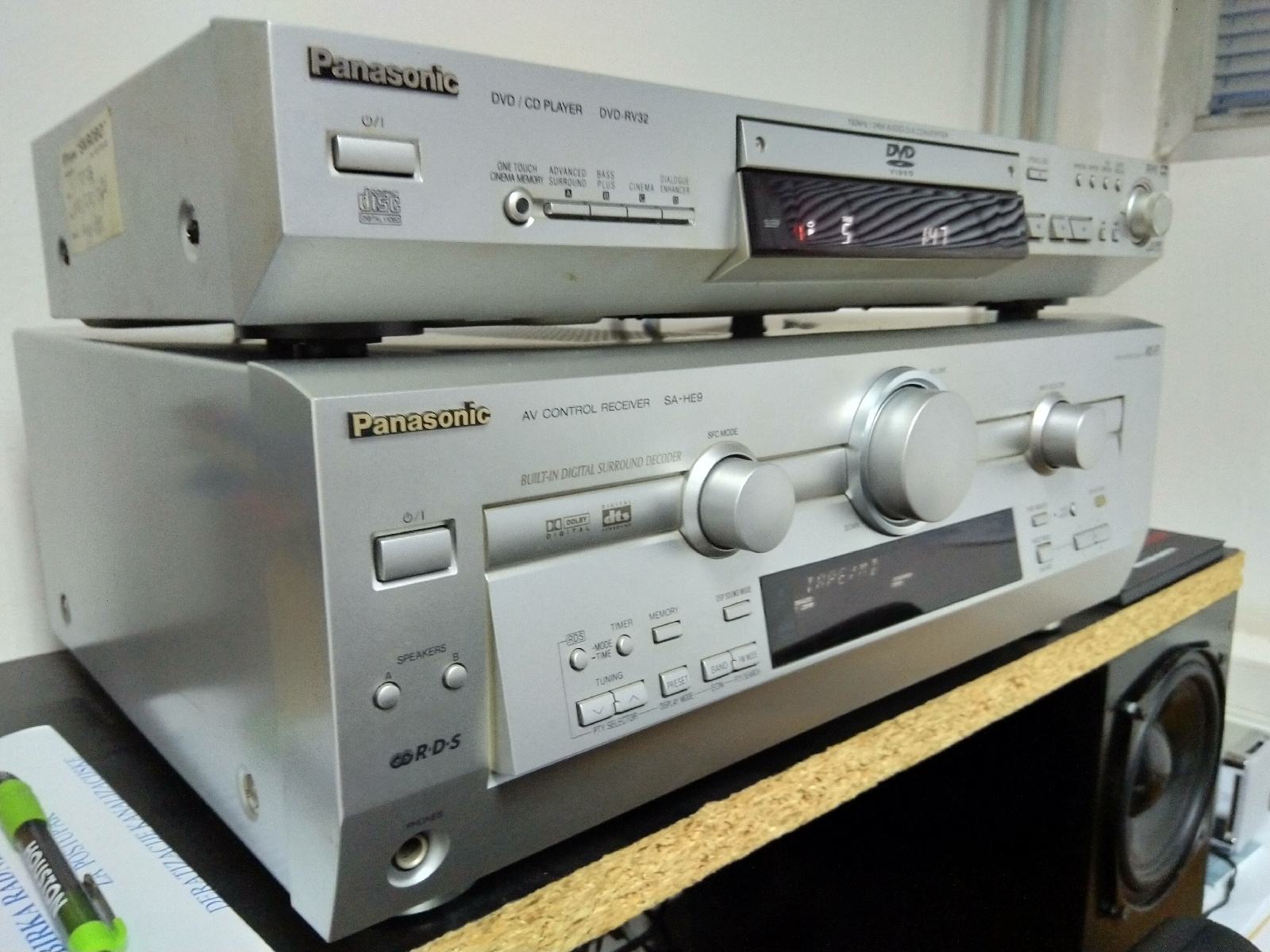 receiver panasonic i dvd panasonic