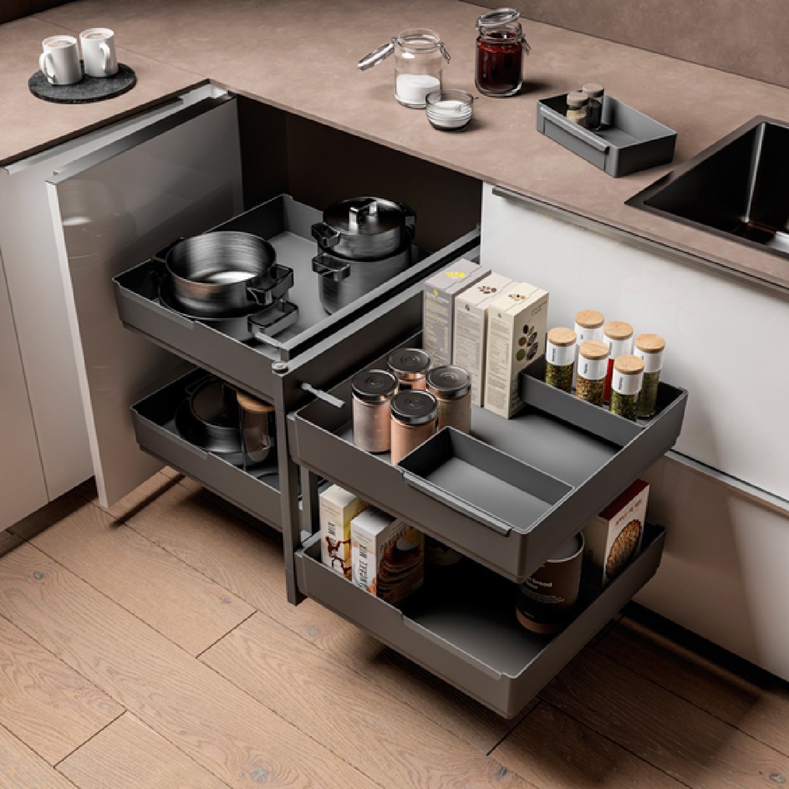 Kutni izvlačni element Sous-chef 40 cm