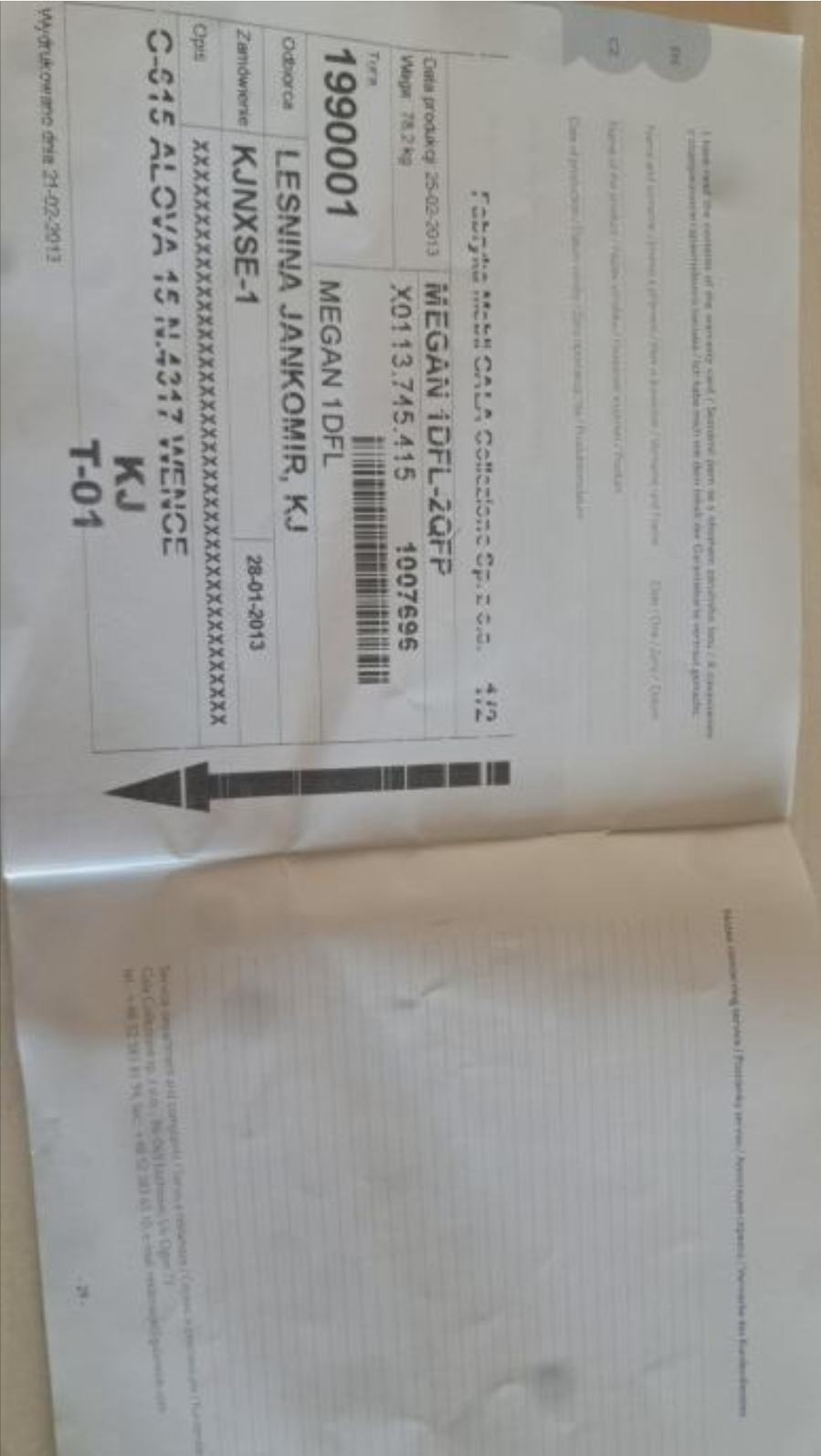 Kožna kutna garnitura, garantni list, kupljena je u Lesnini u RH