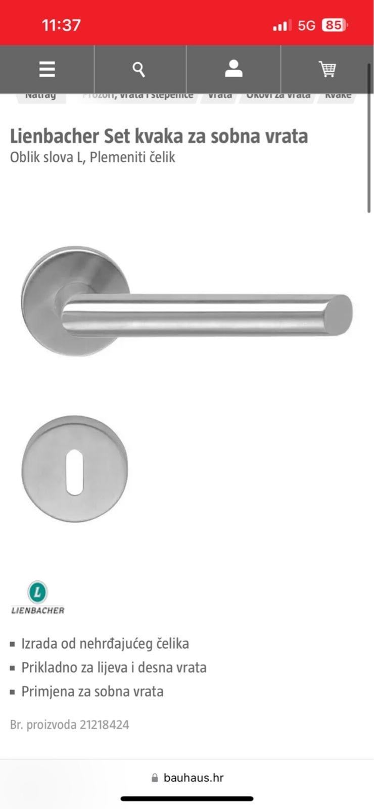 Nove kvake za sobna vrata- 5kom