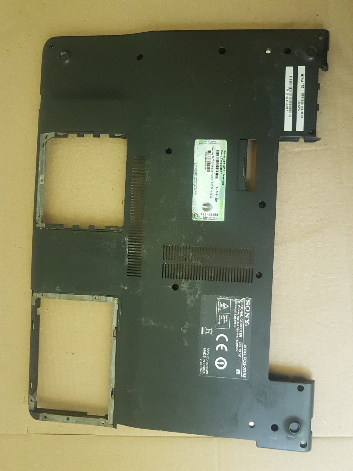 sony pcg-7d1m donja kadica, donji dio kućišta