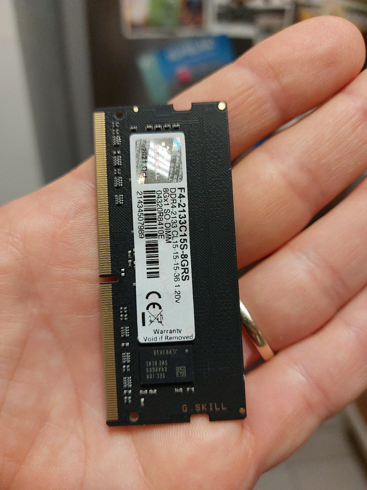 DDR4 1x8 GB 2133 MHz SODIMM (za laptop)