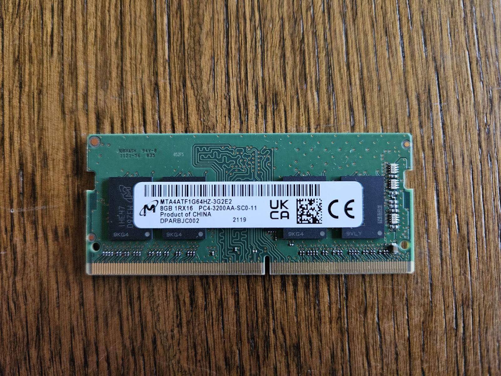 Memorija Micron MTA4ATF1G64HZ-3G2E2 8GB SODIMM