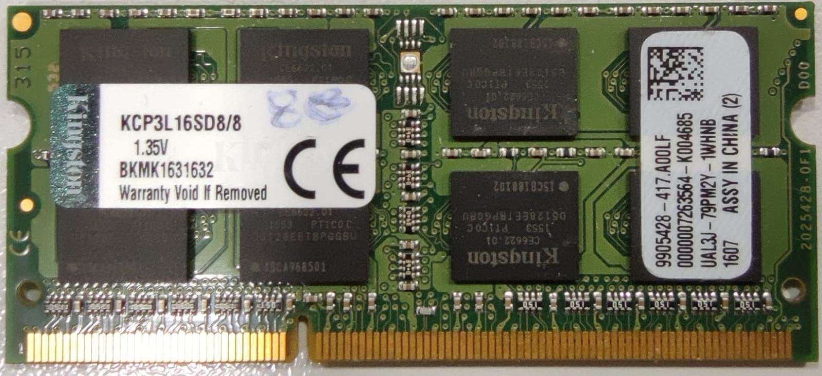 RAM za Laptop 8 GB DDR3