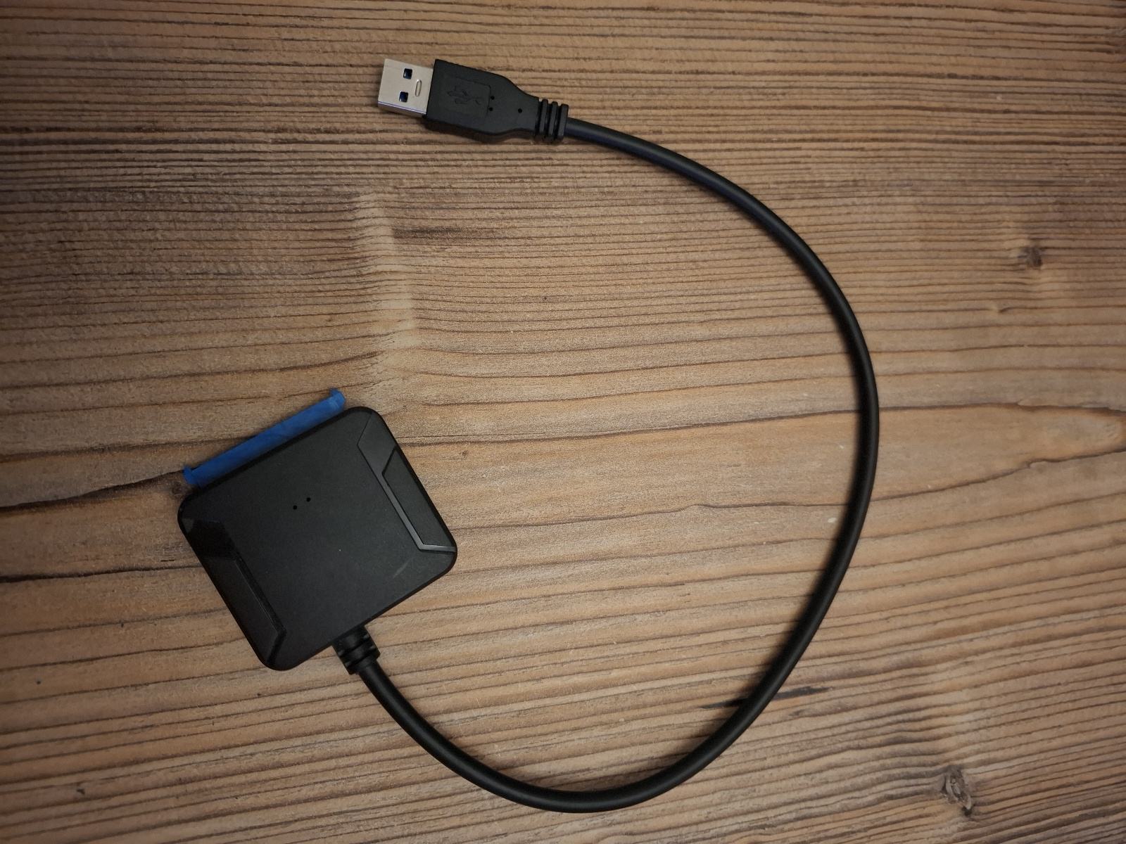 Sata na USB za SSD i HDD 7+15 pin na usb 3.0 sa adapterom