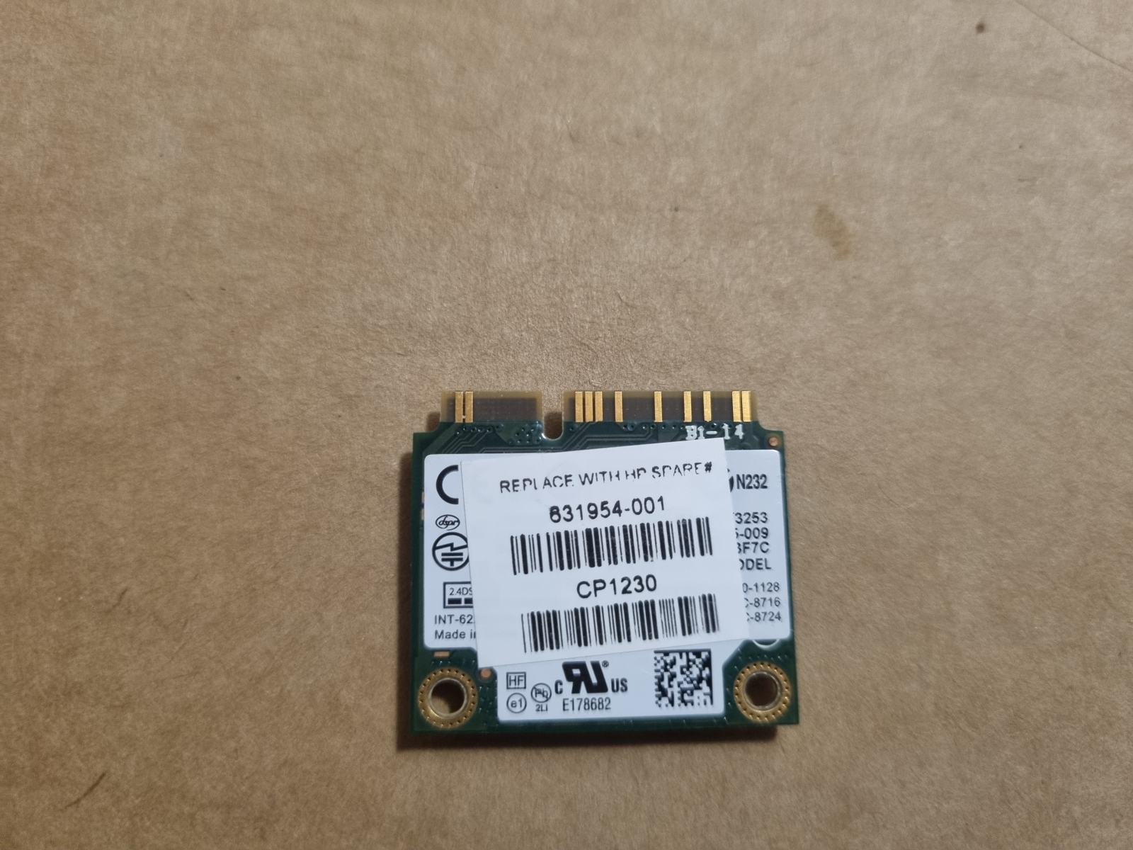 Intel Centrino Advanced-n 6205 WiFi Card 62205ANHMW