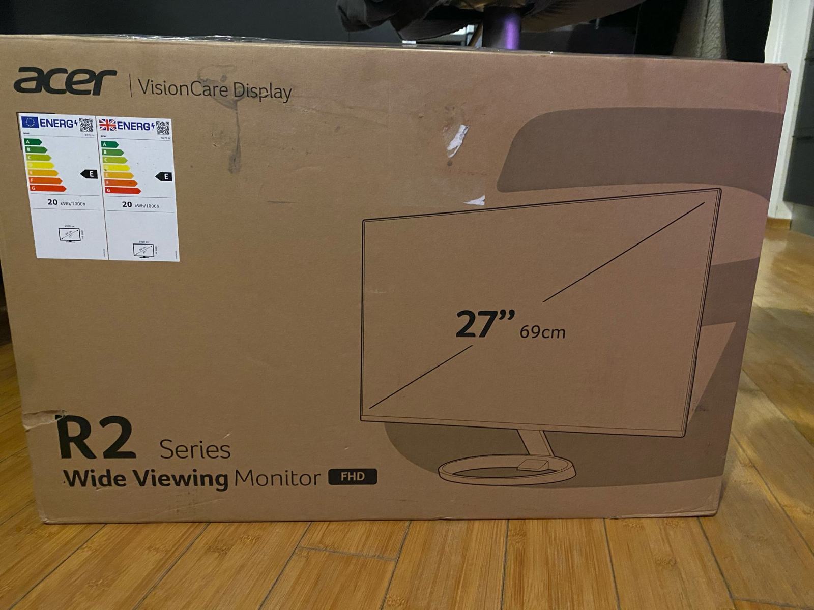 Novi Acer monitor R2 series wide viewing monitor 27