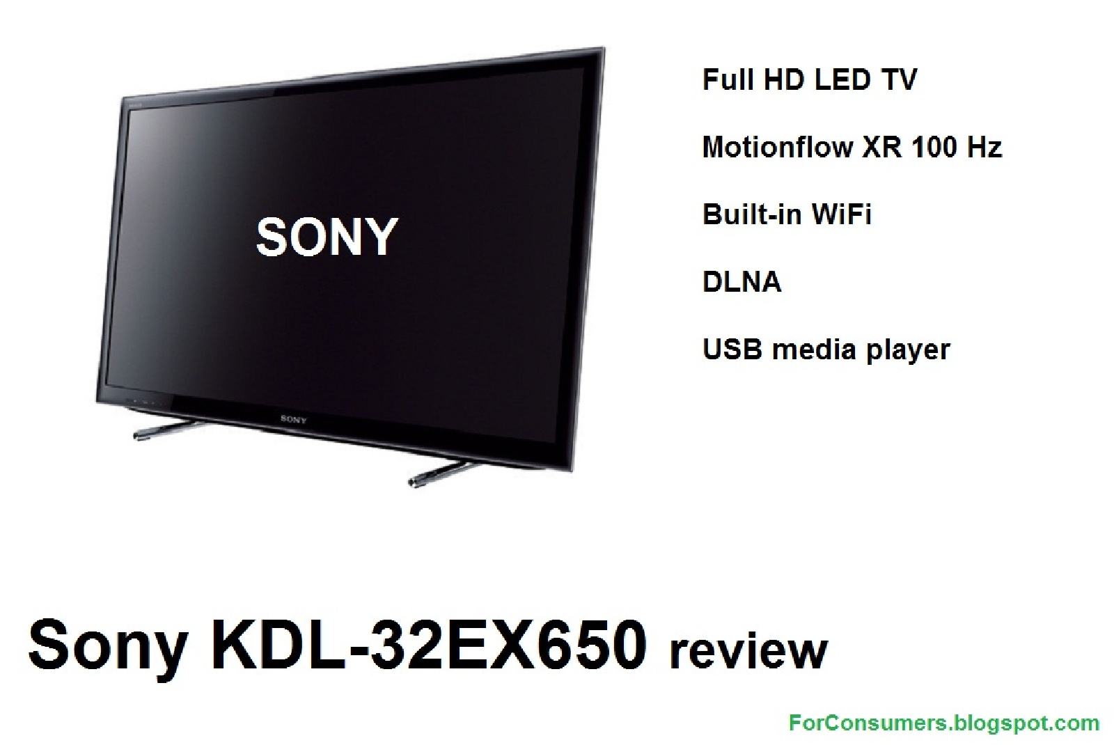 LCD TV 32 SONY BRAVIA KDL-32EX650