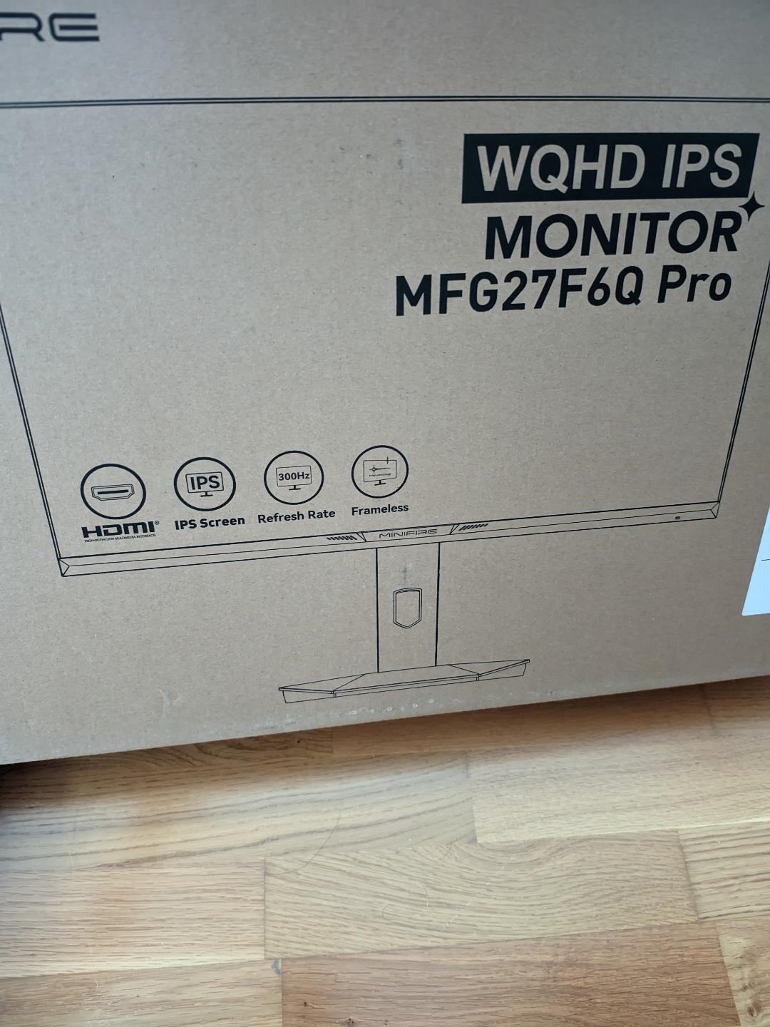 IPS Gaming Monitor, 300Hz, 2K QHD 1440P, 27 - Zapakirano